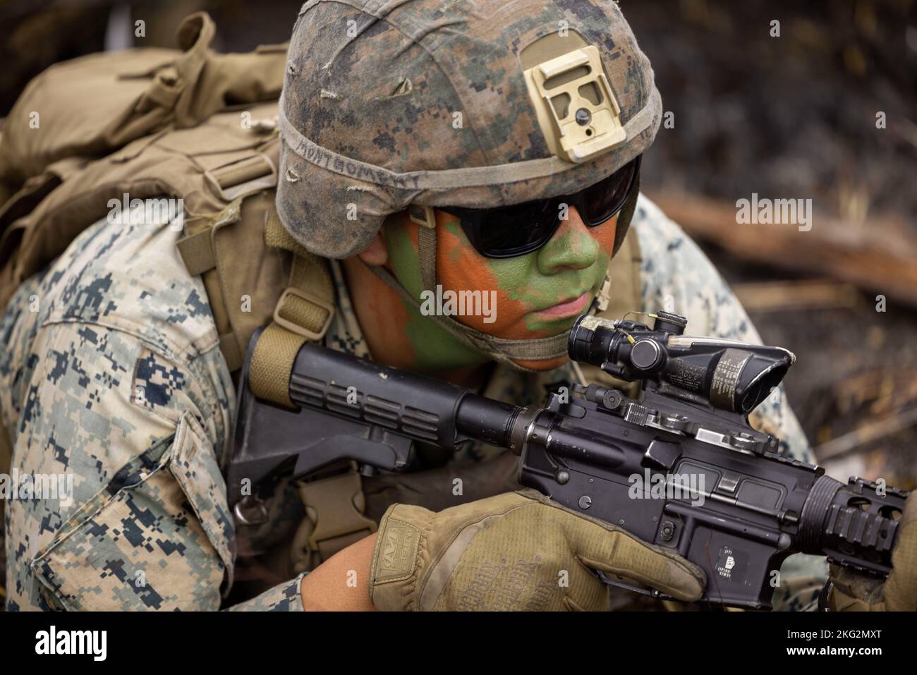 U.S. Marine Corps Cpl. Bryan Montgomery, a Longview, Washington, native ...