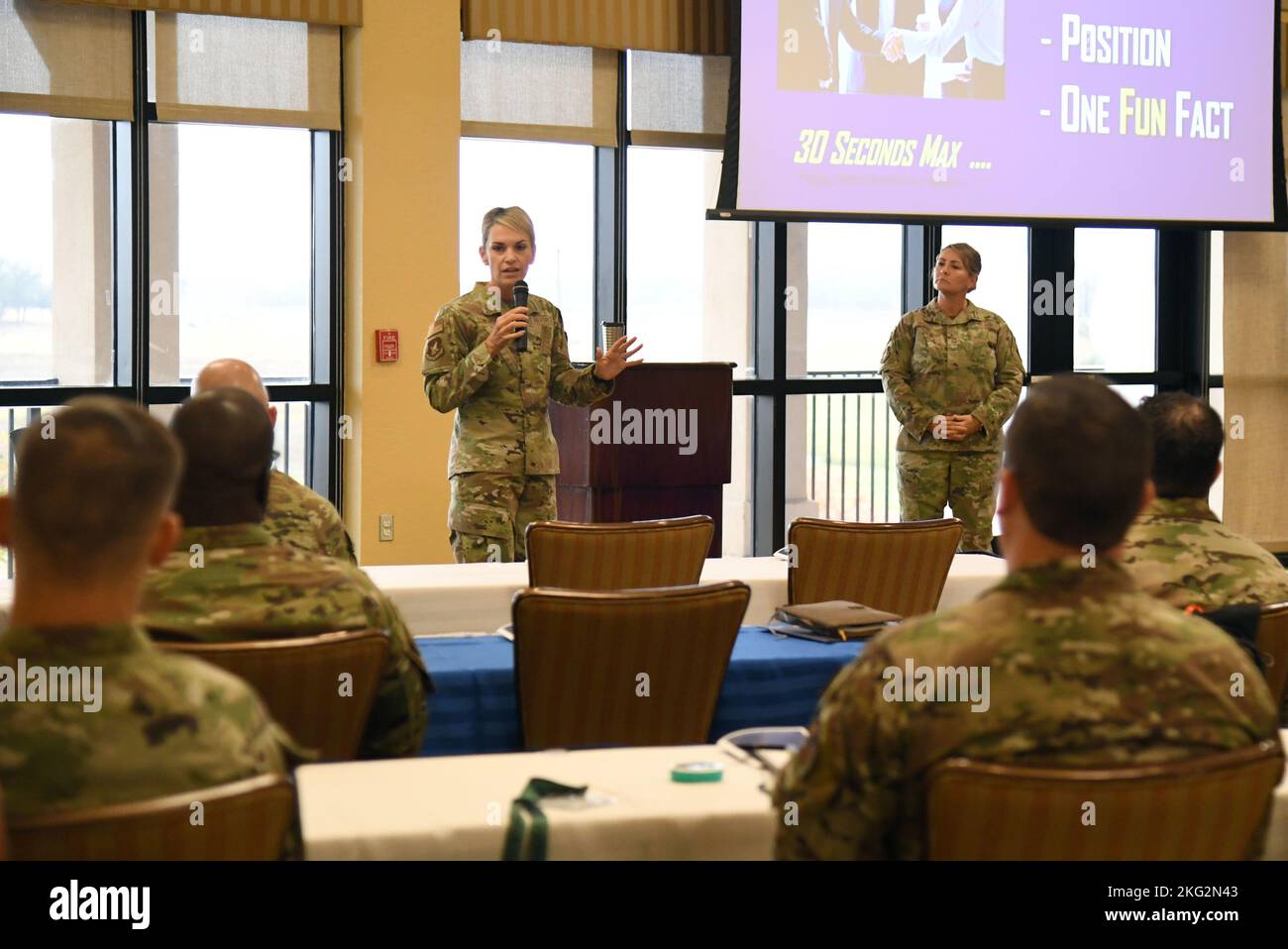 U.S. Air Force Maj. Gen. Michele Edmondson, Second Air Force commander ...