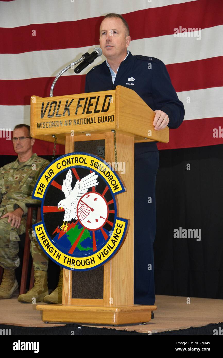 Brig. Gen. David May, Wisconsin’s deputy adjutant general for Air ...