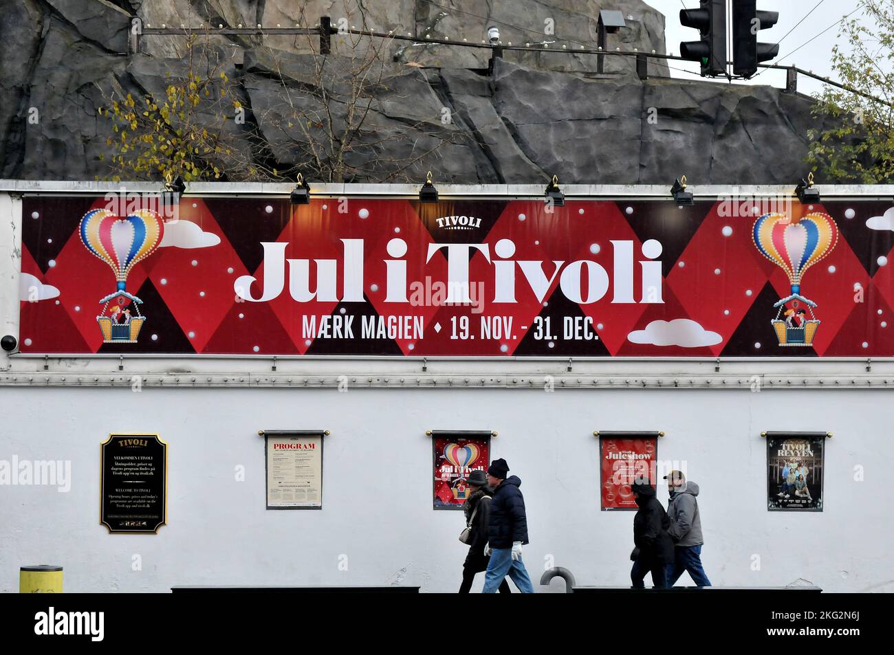 Copenhagen/Denmark/21 November 2022/ Tivoli gardenh is opens fop ...