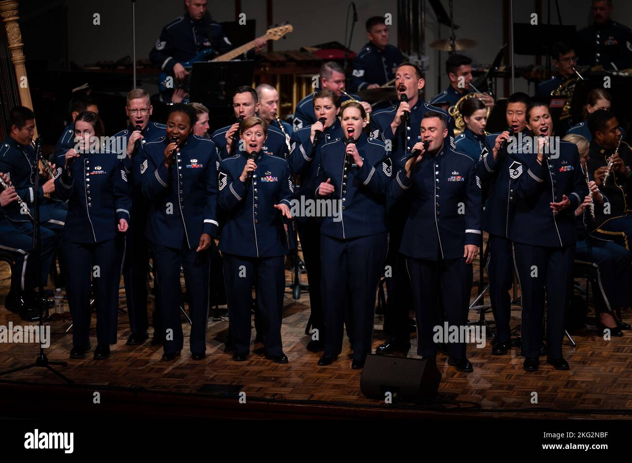 The United States Air Force Band’s Singing Sergeants perform “Freedom ...