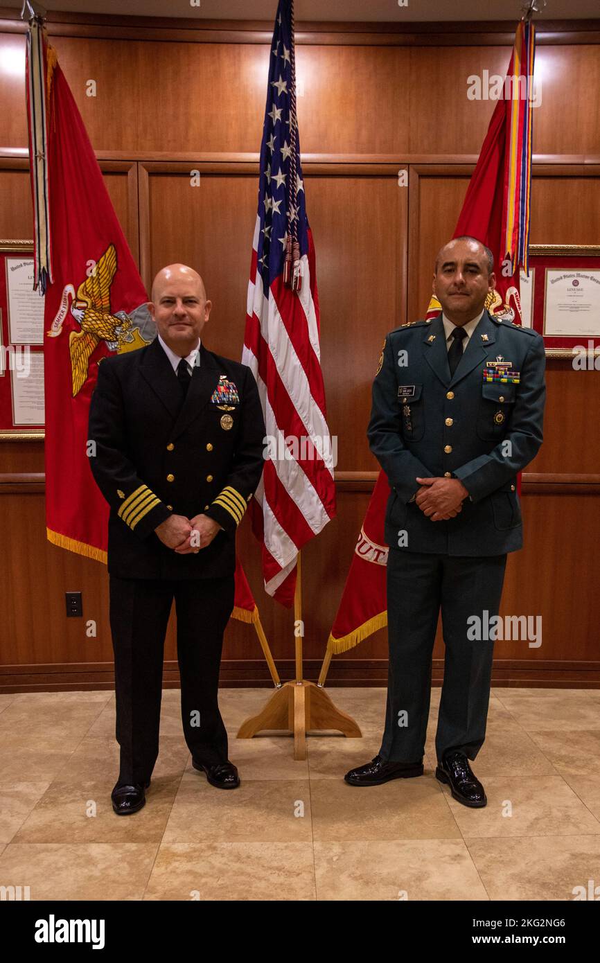 U.S. Navy Capt. Corry J. Kucik, force surgeon for Marine Forces Reserve ...