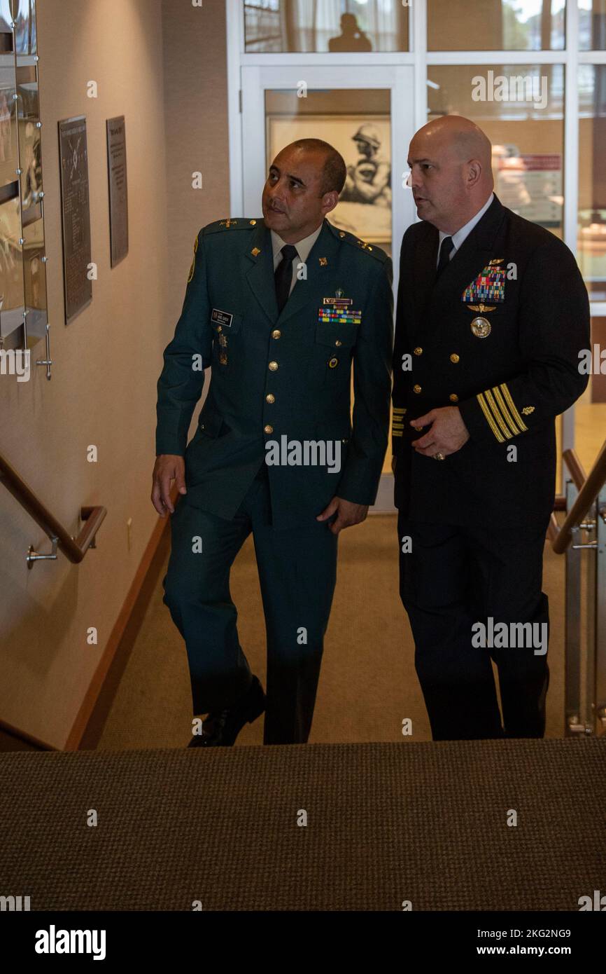 U.S. Navy Capt. Corry J. Kucik, force surgeon for Marine Forces Reserve ...