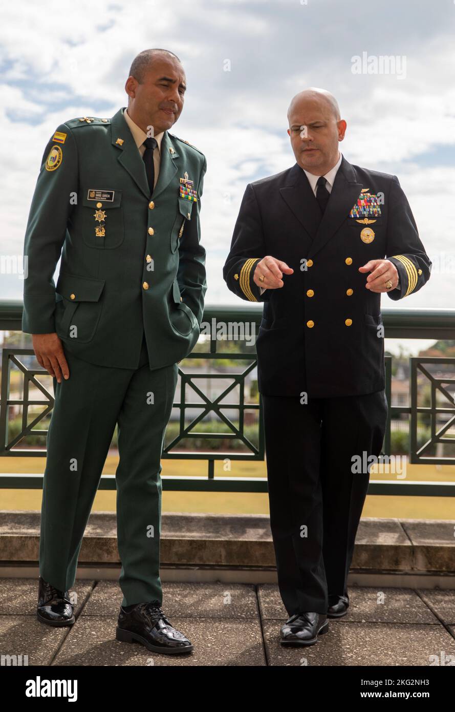 U.S. Navy Capt. Corry J. Kucik, force surgeon for Marine Forces Reserve ...
