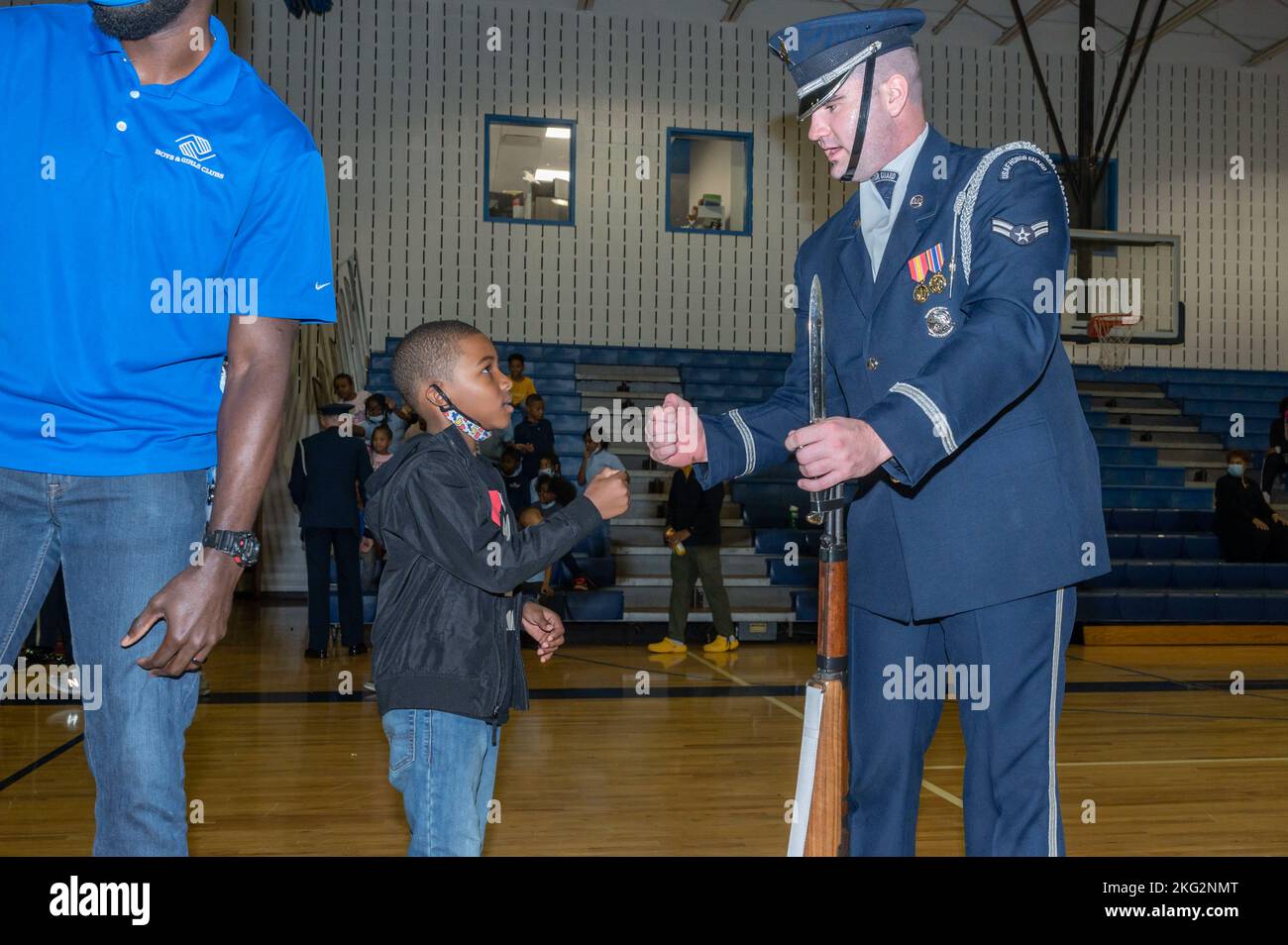 Airman 1st Class Blake Hardy of the U.S. Air Force Honor Guard Drill ...