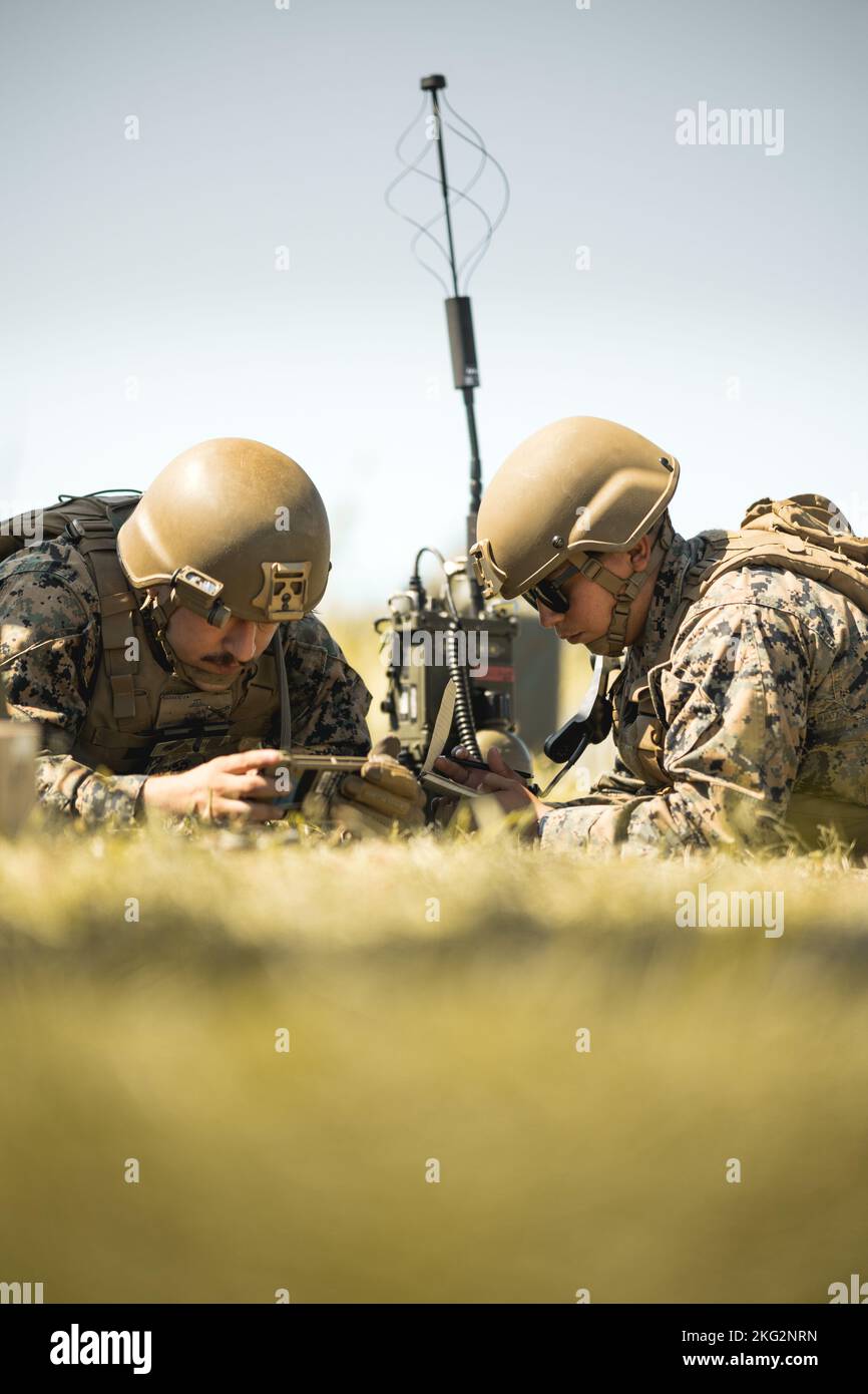 U.S. Marine Corps Staff Sgt. Joshua Barnes, a fire support Marine and ...