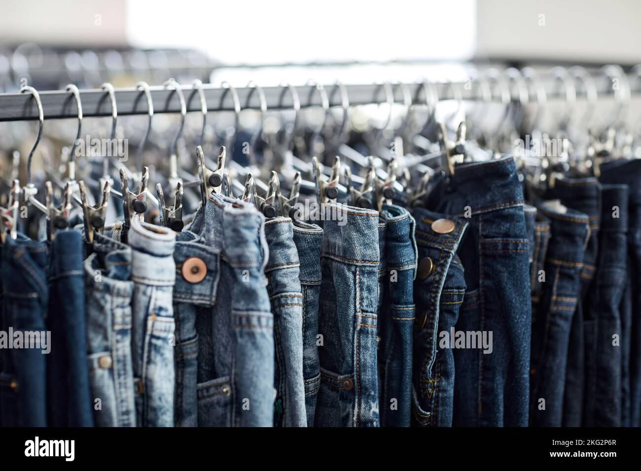 Pants rack hi-res stock photography and images - Alamy