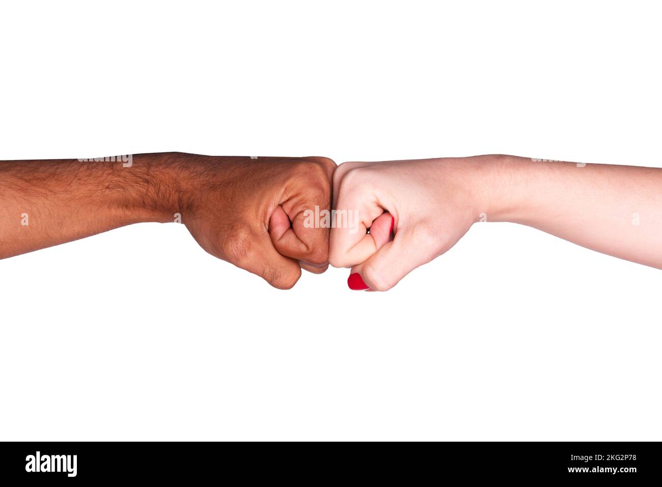 Multiethnic Hands Shaking and Making Gestures Isolated Stock Photo - Alamy