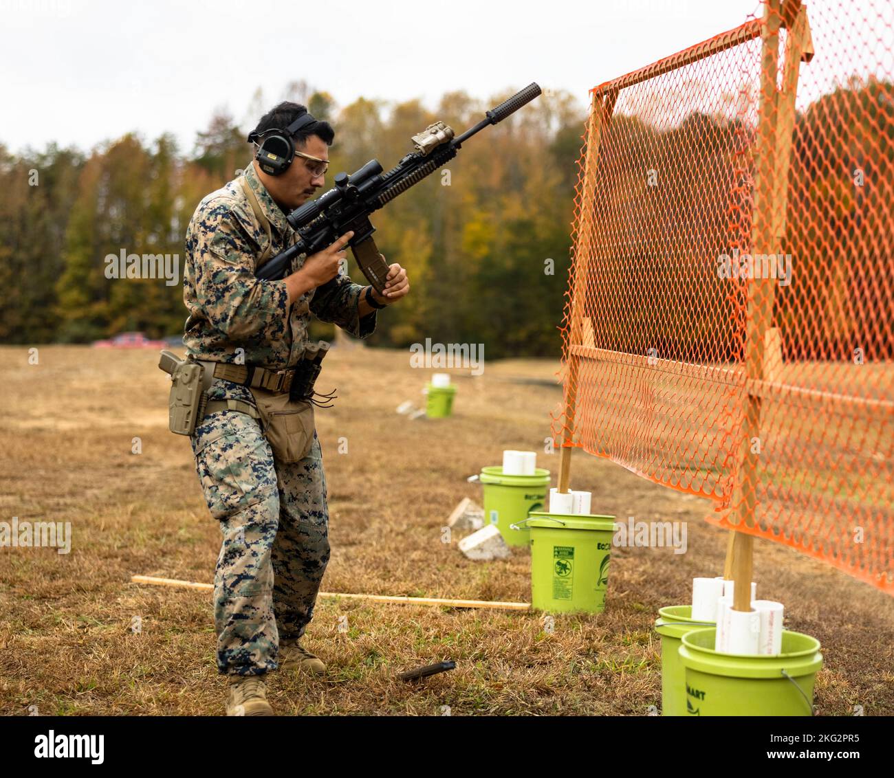 U.S. Marine Corps Cpl. David Woolford, an administrative specialist ...