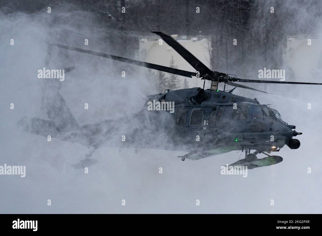 An Alaska Air National Guard HH-60G Pave Hawk assigned to the 210th ...