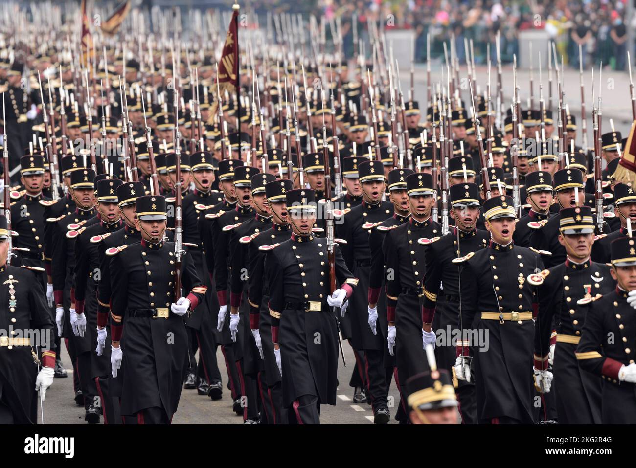 Non Exclusive: November 20, 2022, Mexico City, Mexico: Military take ...