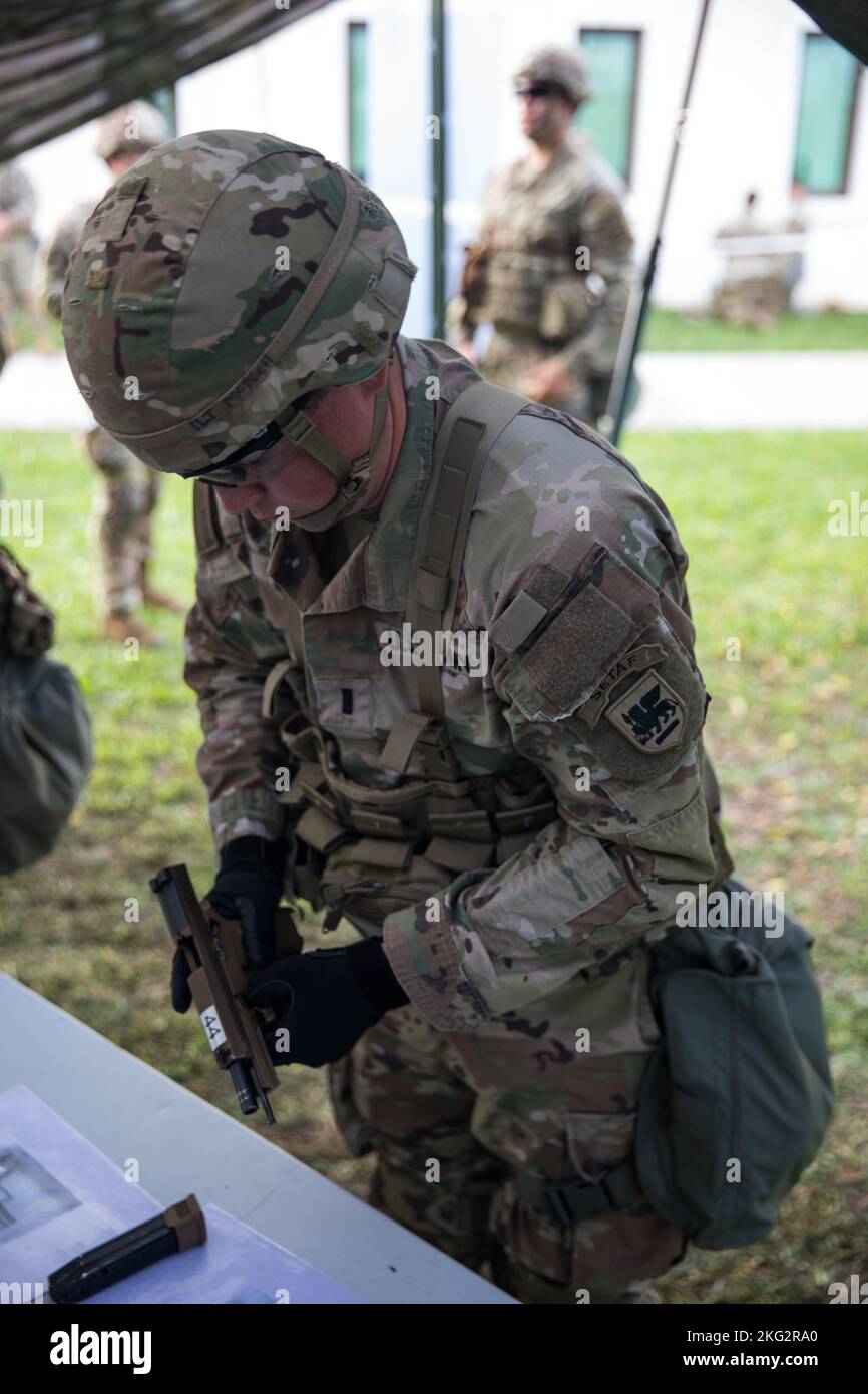 First Lt. Liam McNeil, U.S. Army Southern European Task Force, Africa ...