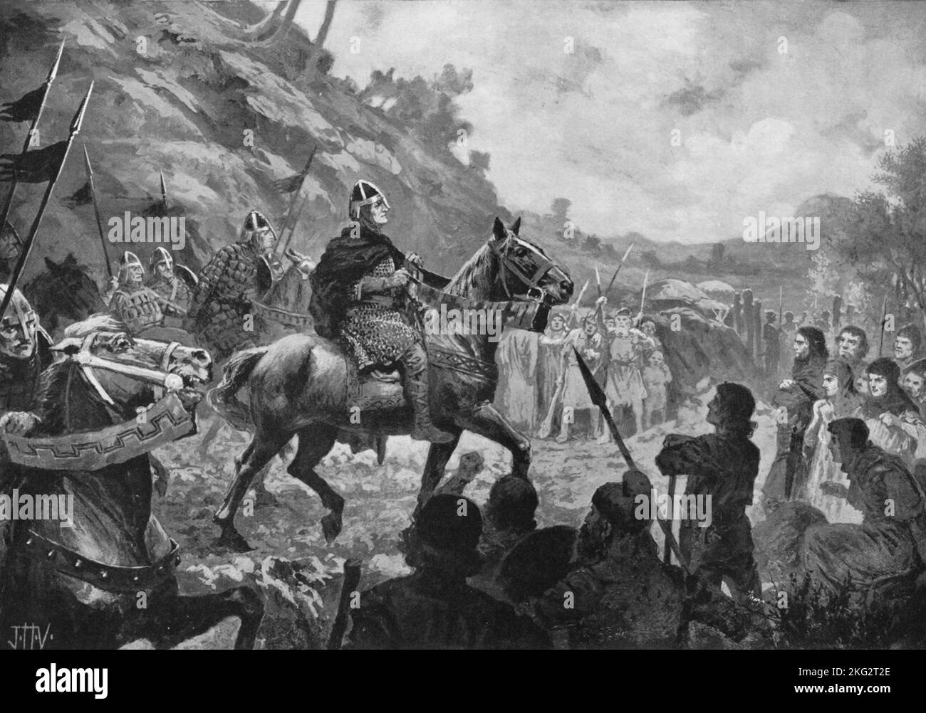 Welsh soldier medieval 11th century hi-res stock photography and images ...