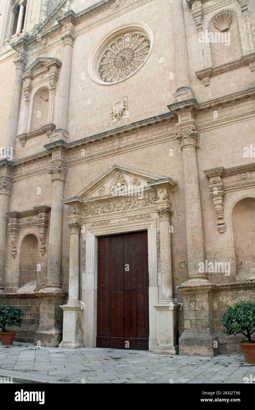 Fasano, Italy. Exterior view of the Mother Church of St. John the ...