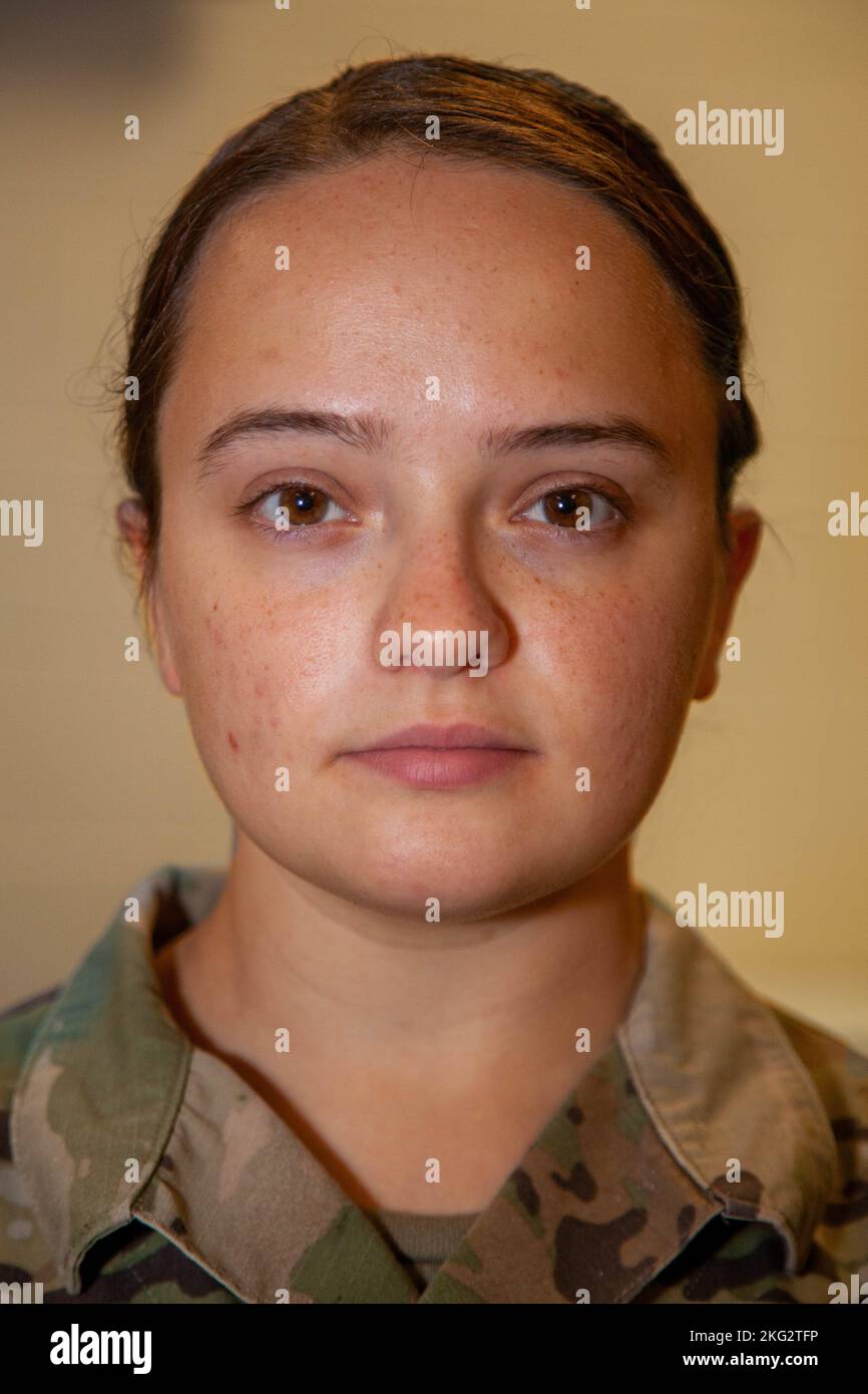 U.S. Army Spc. Nikki Dorman, a Visual Information Equipment Operatior ...