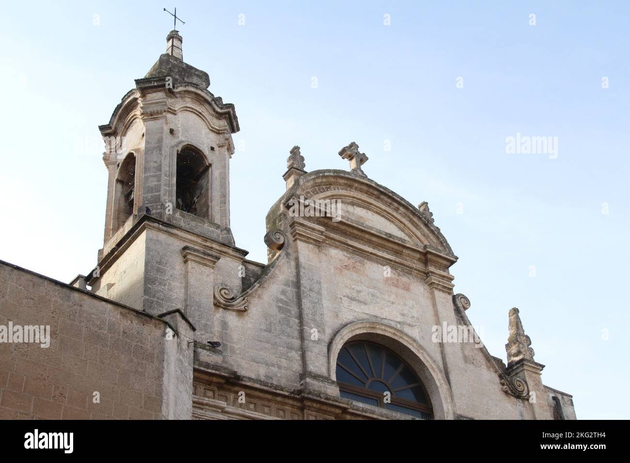 Fasano, Italy. Exterior view of the Church of Saint Mary of the ...
