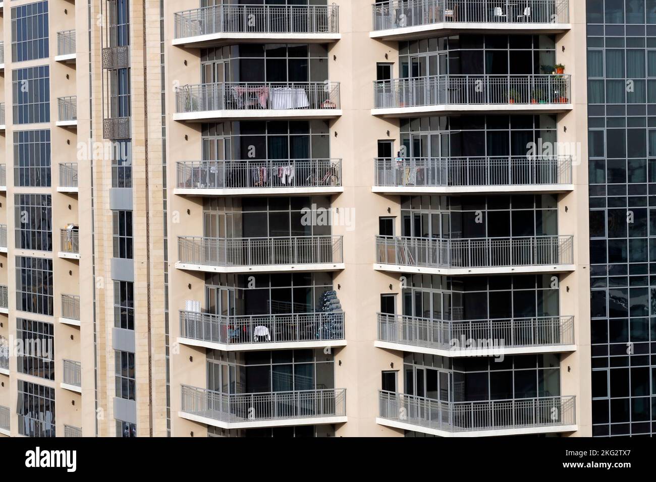 Windows of modern high rise buildings. United Arab Emirates Stock Photo ...