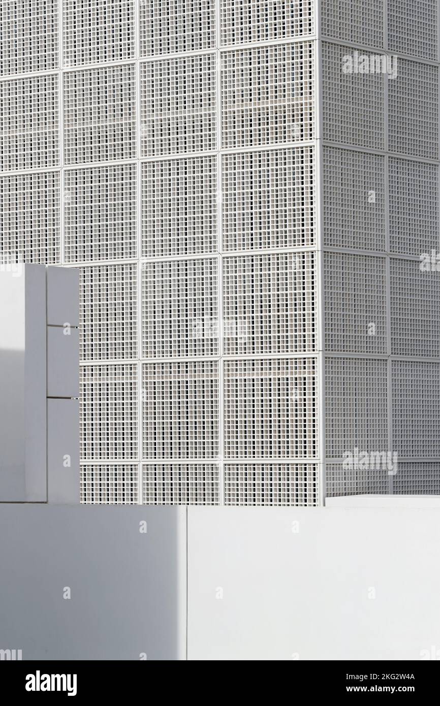 Louvre Abu Dhabi art and civilisation museum. Architecture. United Arab ...