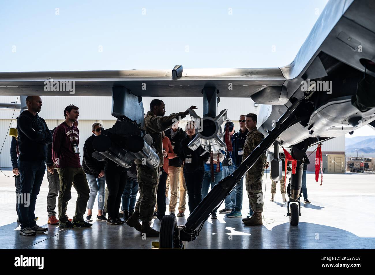 An Airman assigned to the 432d Aircraft Maintenance Squadron explains ...