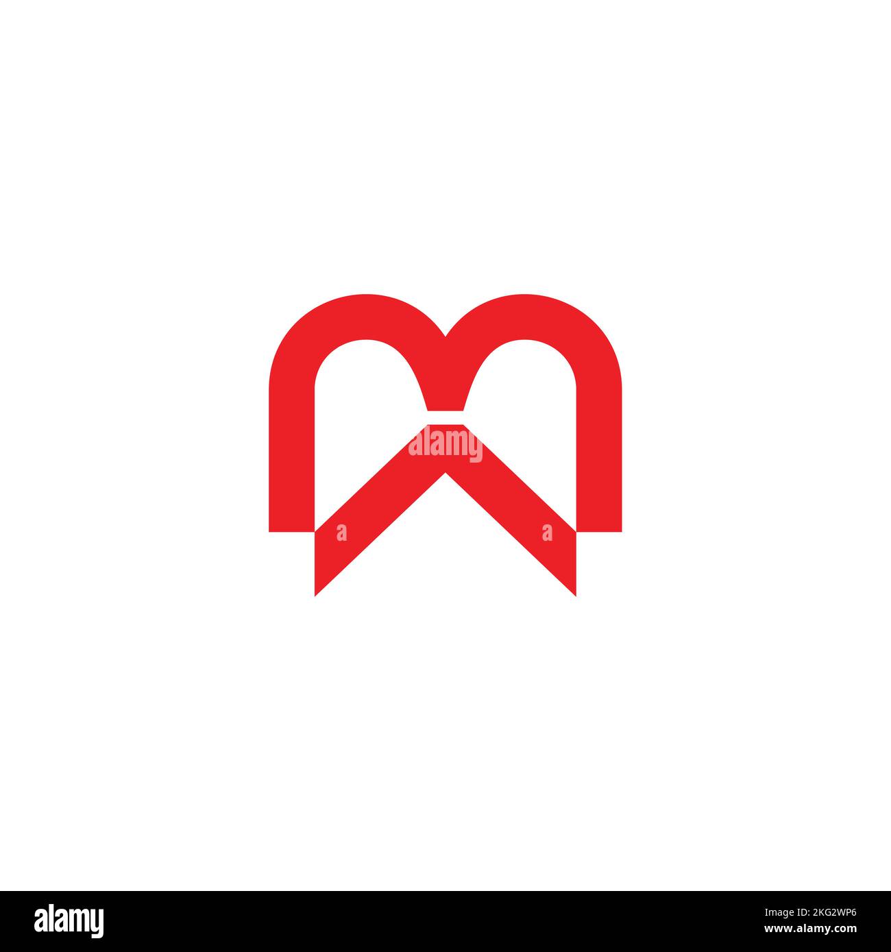 letter m arrow up simple geometric logo design vector Stock Vector ...