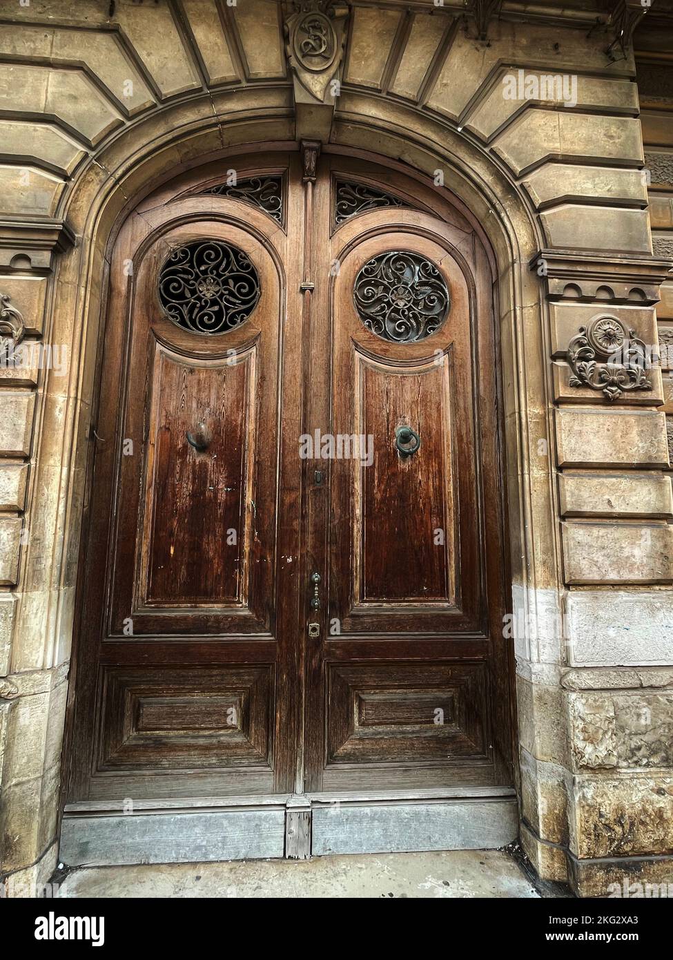 Beautiful portal in the historical center of Fasano, Italy Stock Photo ...