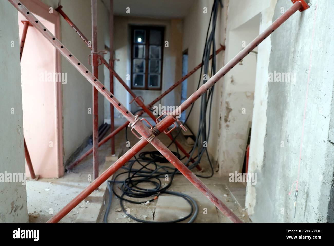 Interior of a house under renovation Stock Photo - Alamy