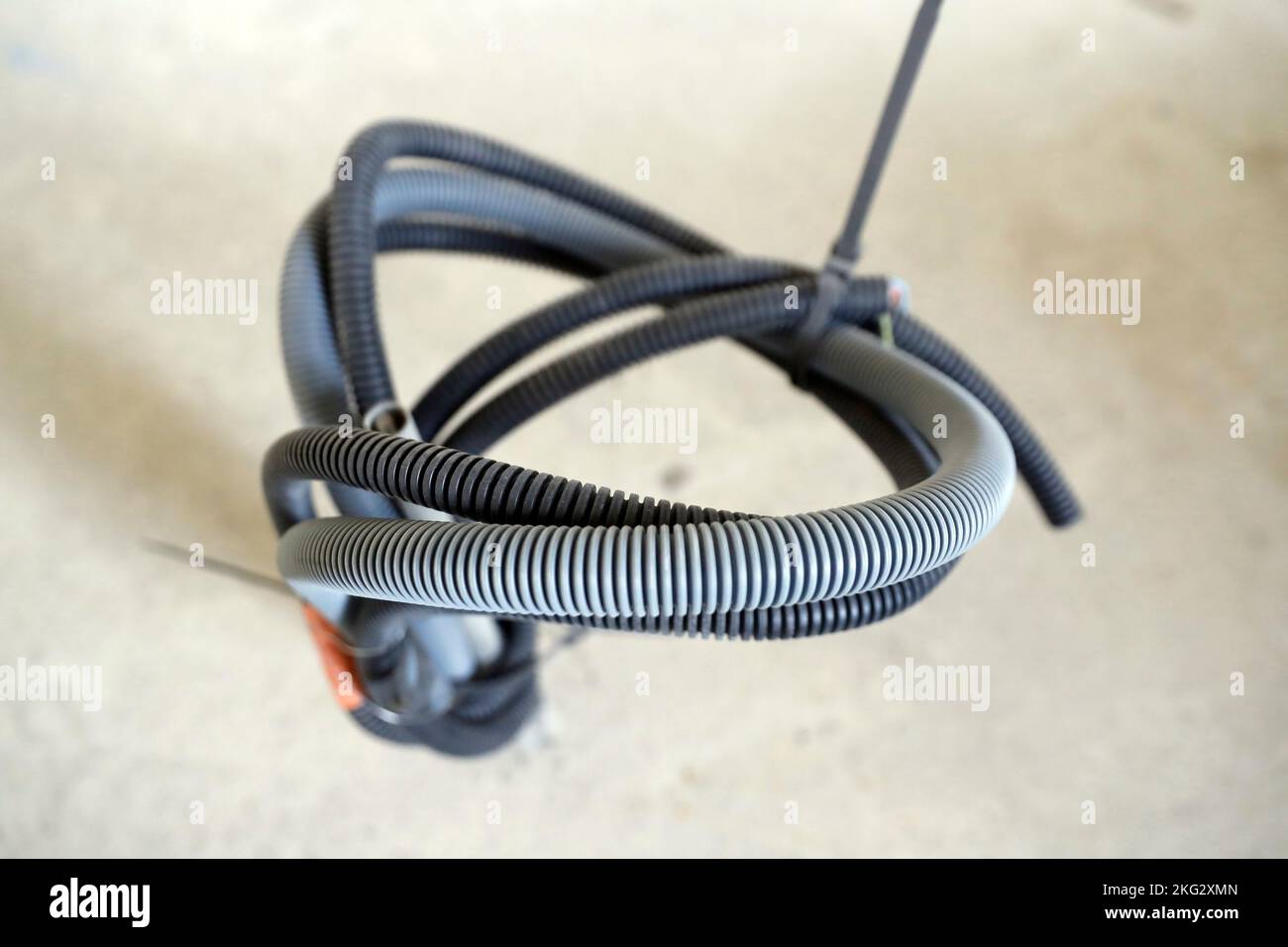 Interior of a house under renovation. Electrical cables Stock Photo - Alamy