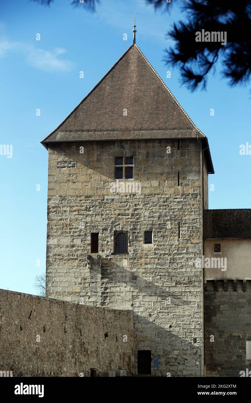 Annecy castle, a historical monument, the museum and its temporary ...