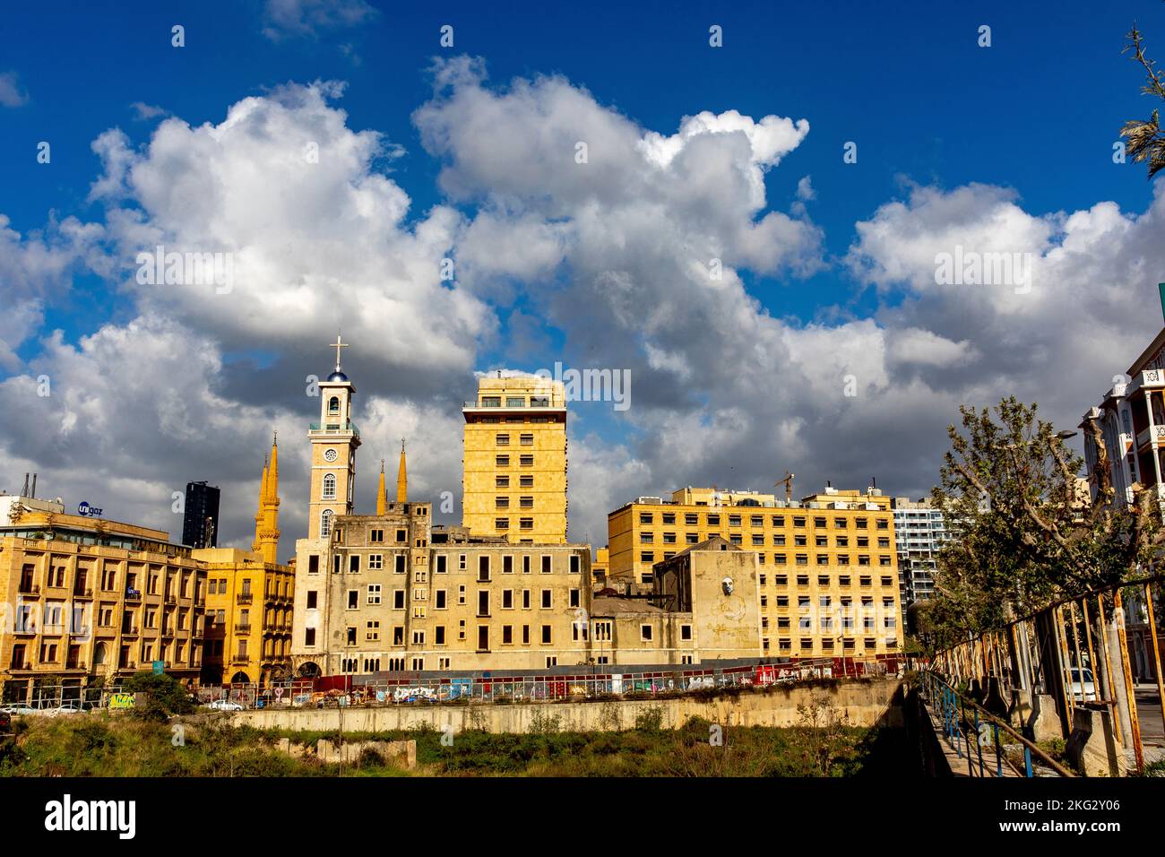 Buildings in central Beirut, Lebanon Stock Photo - Alamy
