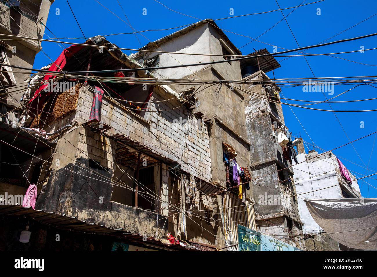Shatila refugee camp, Beirut, Lebanon Stock Photo - Alamy