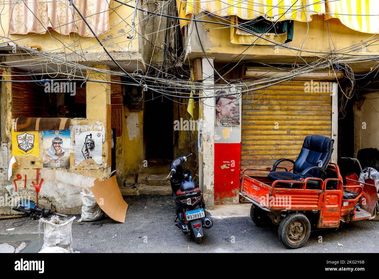 Shatila refugee camp, Beirut, Lebanon Stock Photo - Alamy