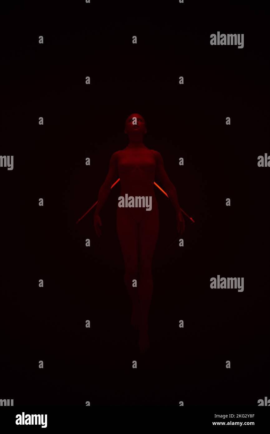 Female figure illustration creepy hi-res stock photography and images ...