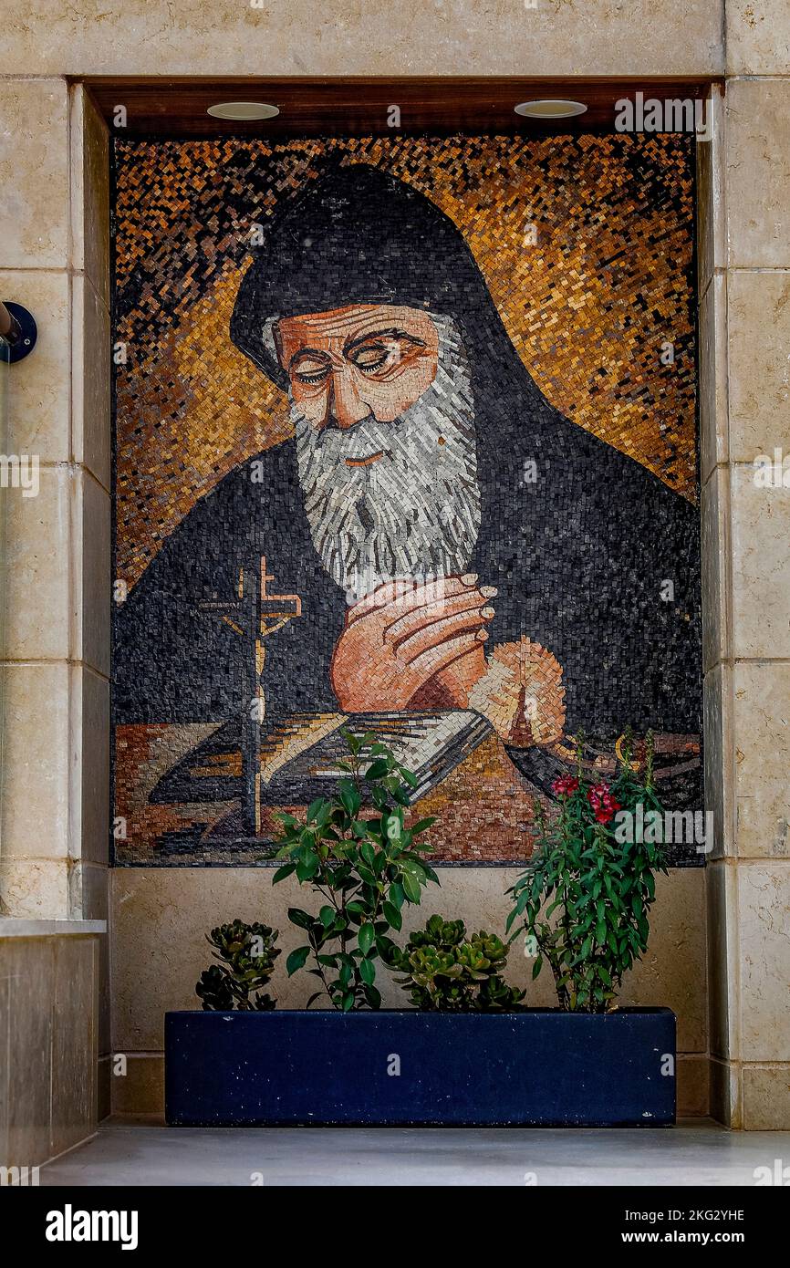 Statue of saint charbel hi-res stock photography and images - Alamy