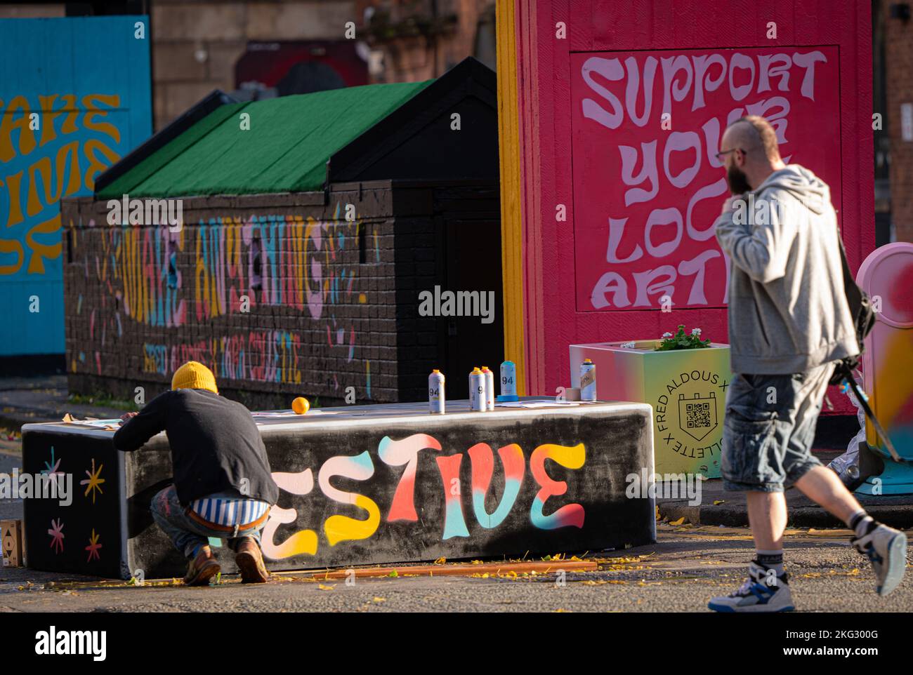 Manchester urban stevenson square hi-res stock photography and images ...