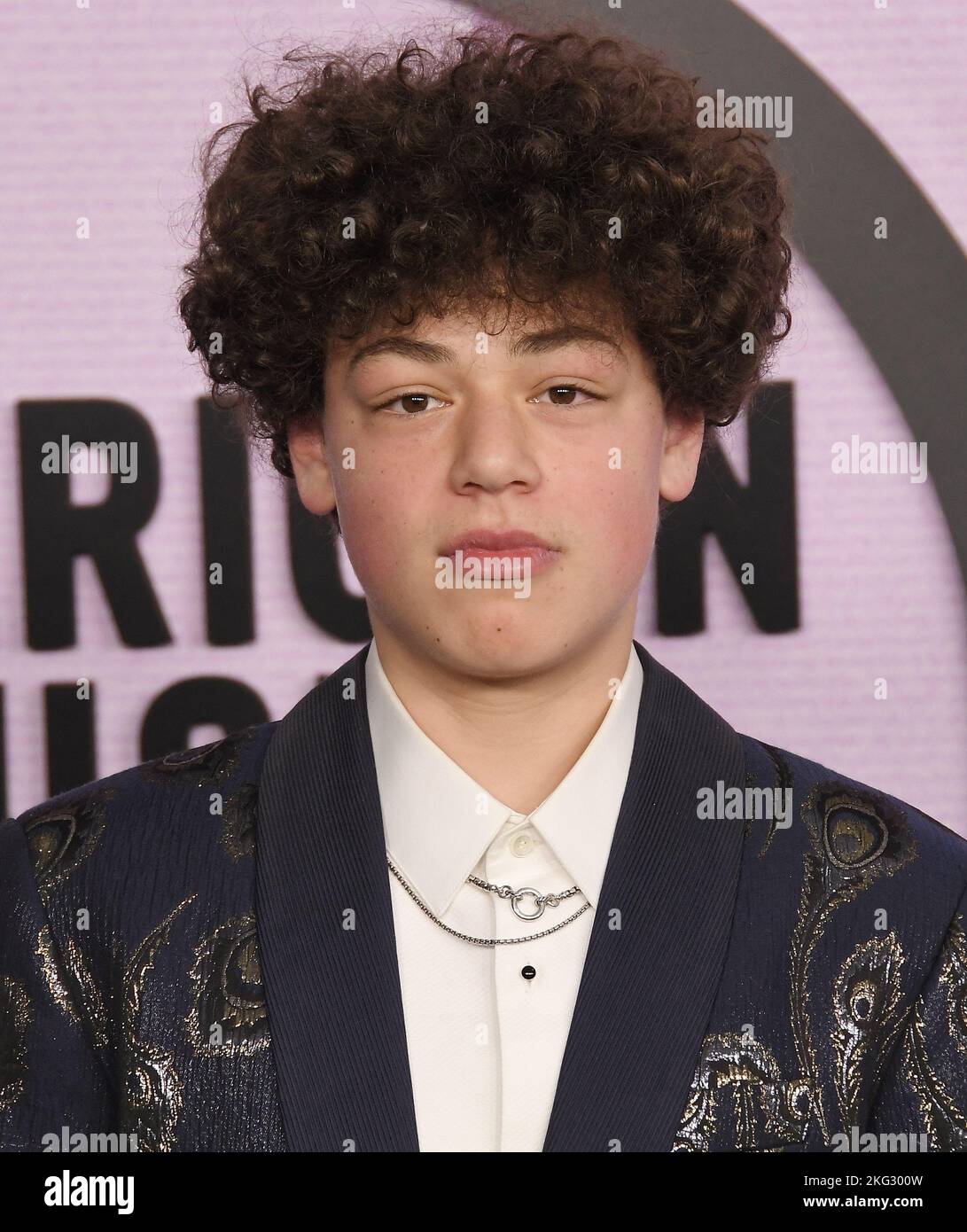 Julian Lerner arrives at the 2022 American Music Awards held at the ...