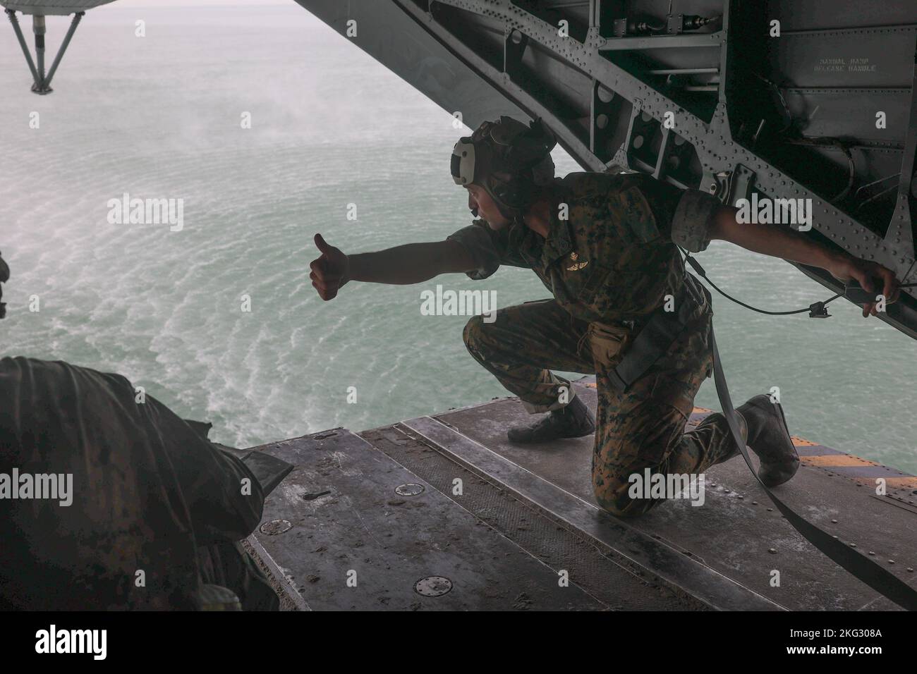 A U.S. Marine with the Maritime Special Purpose Force (MSPF), 26th ...