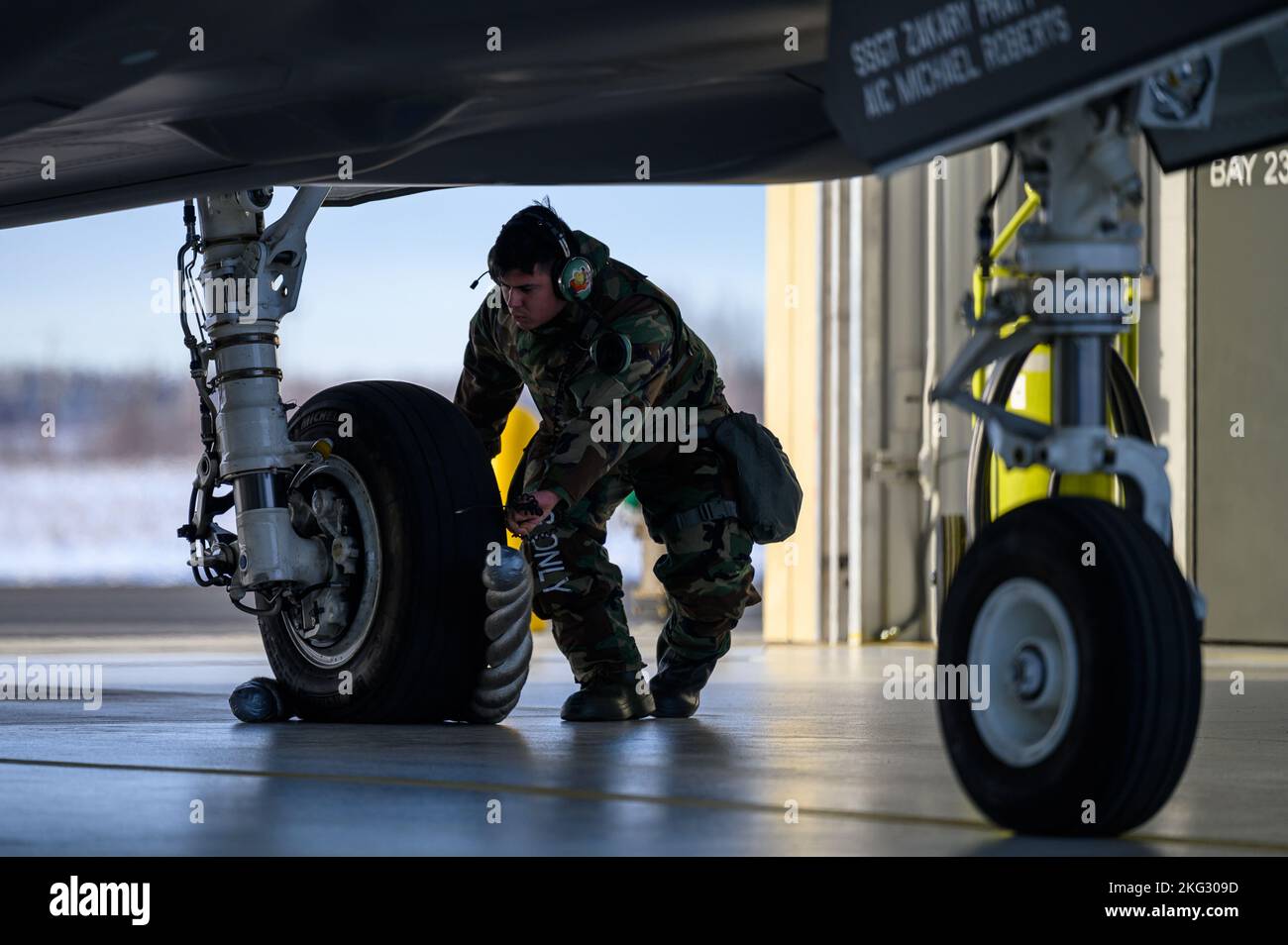 U.S. Air Force Staff Sgt. Diego Amezcua, 355th Aircraft Maintenance ...