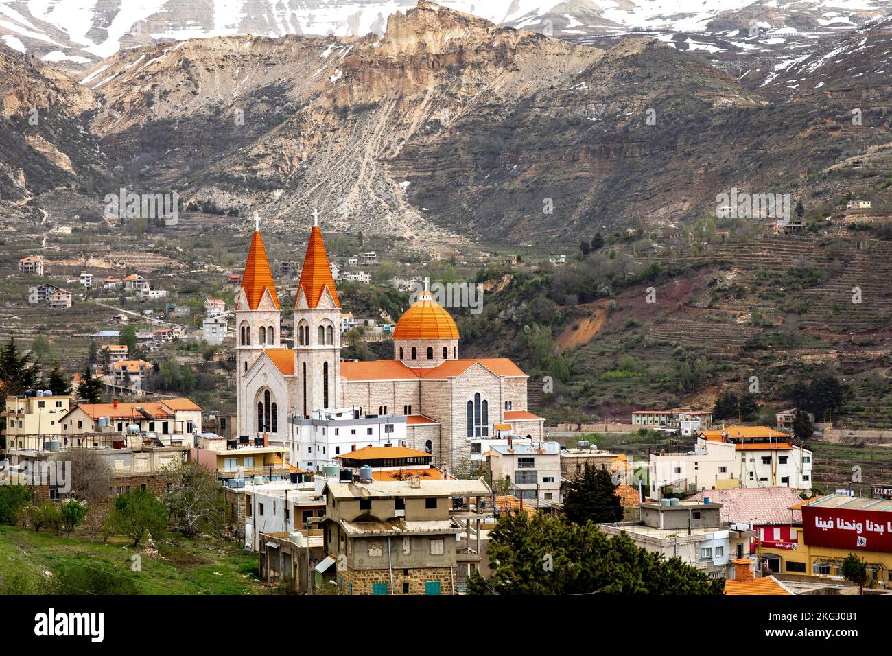 Bcharre maronite church hi-res stock photography and images - Alamy