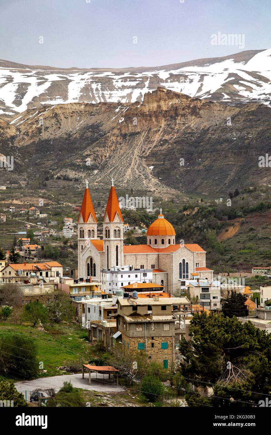Bcharre maronite church hi-res stock photography and images - Alamy