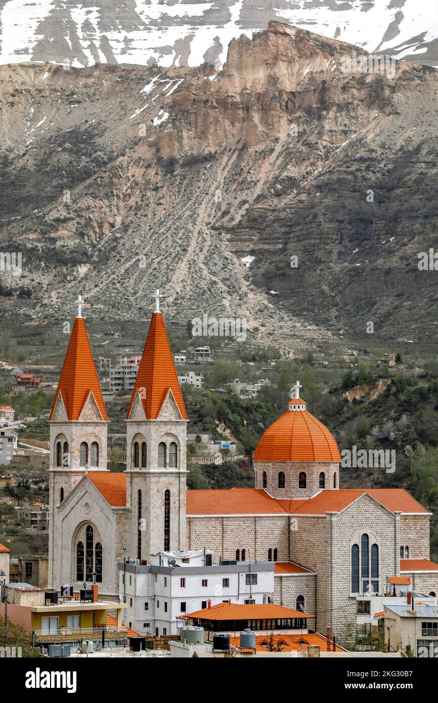 Bcharre maronite church hi-res stock photography and images - Alamy
