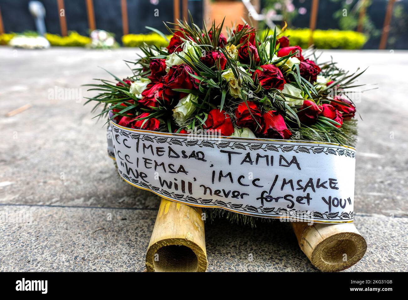 Kigali Genocide Memorial, Gisozi, Kigali, Rwanda. Mass grave Stock ...