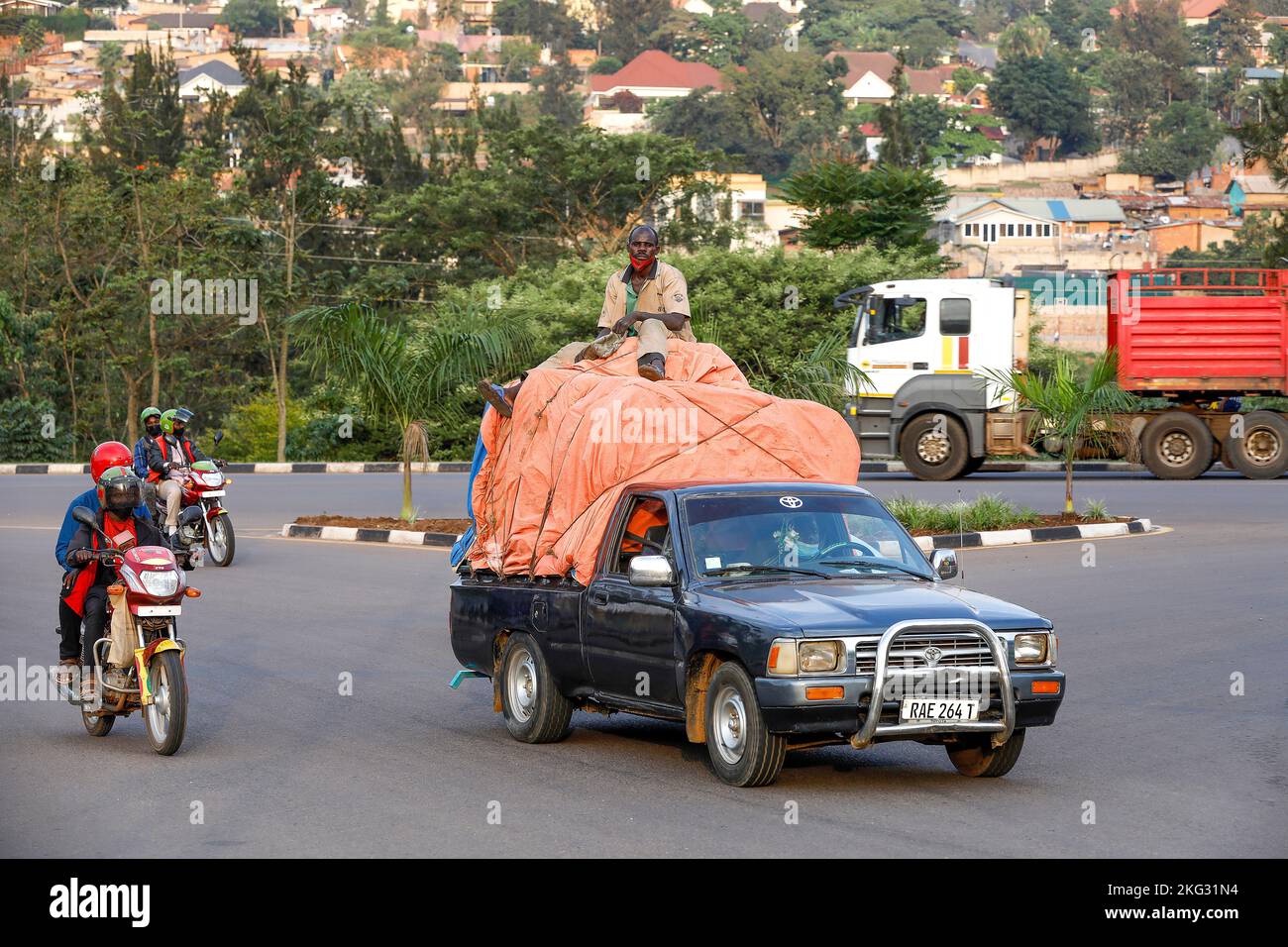 Traffic in Kigali, Rwanda Stock Photo - Alamy