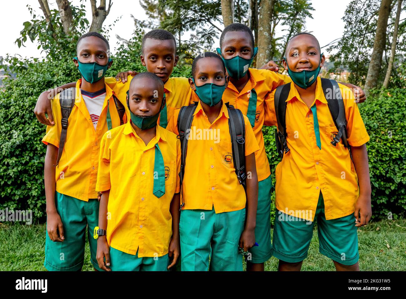 Secondary schoolchildren in Kigali, Rwanda Stock Photo - Alamy