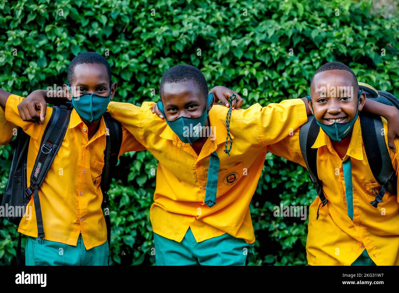 Secondary schoolchildren in Kigali, Rwanda Stock Photo - Alamy