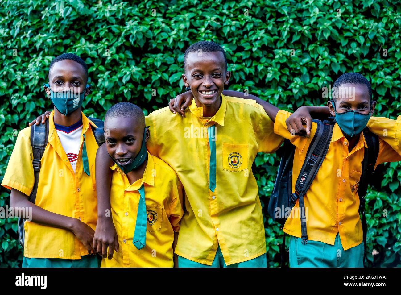 Secondary schoolchildren in Kigali, Rwanda Stock Photo - Alamy