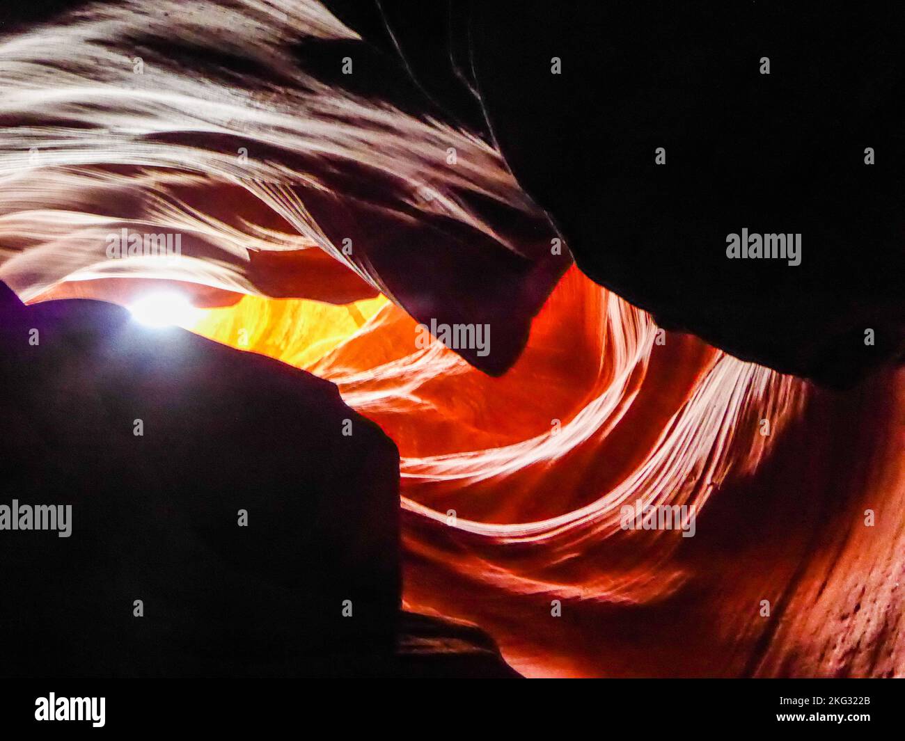 Inside Antelope Canyon, Page, Arizona, U.S.A Stock Photo - Alamy