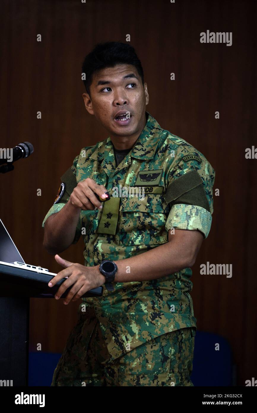 Royal Brunei Land Force (RBLF) 1st Lt. Safwan Sufian, a School of ...