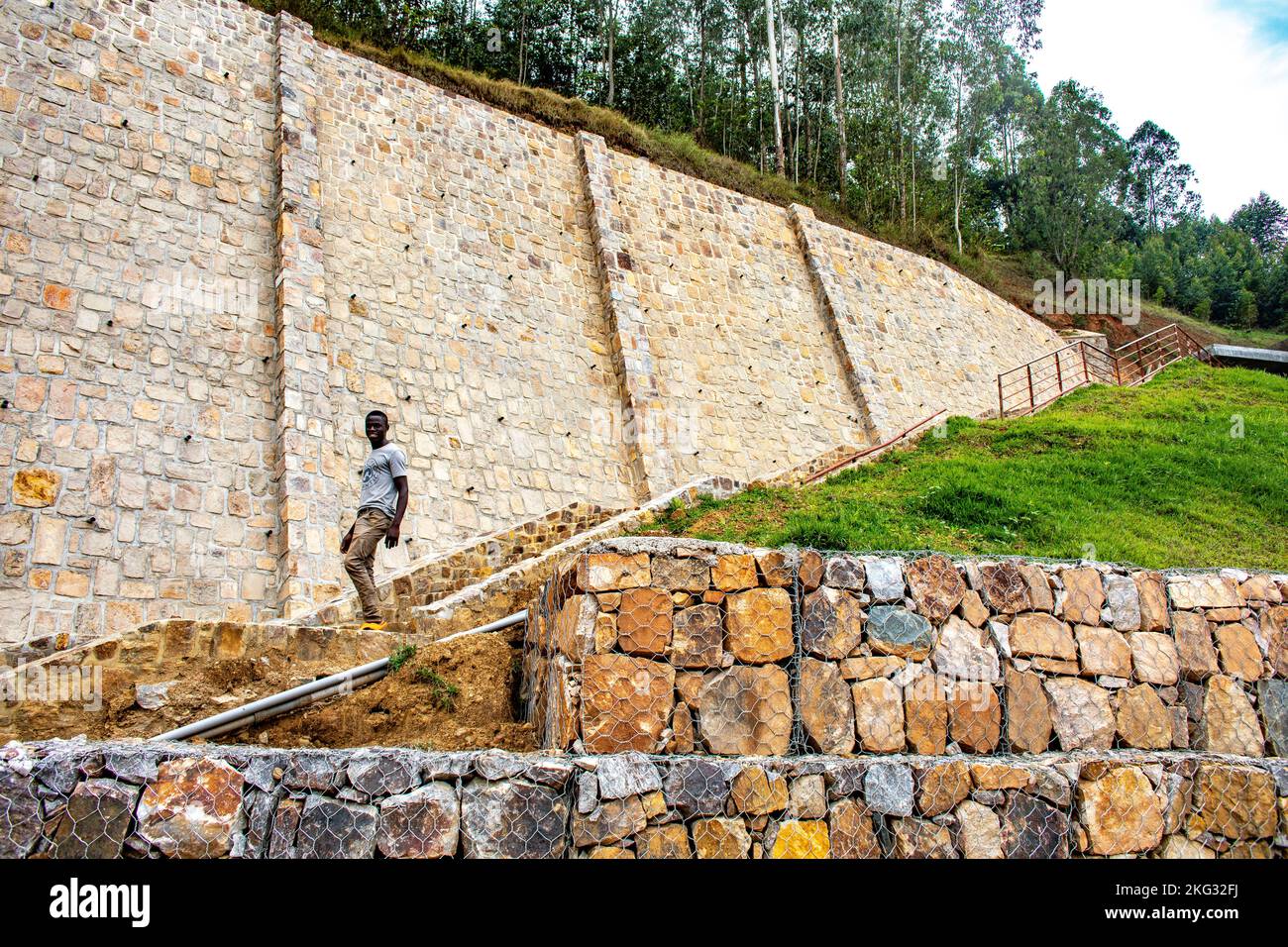 The Nile Institute in progress, Cukiro Hill, Muhanga district, Rwanda ...