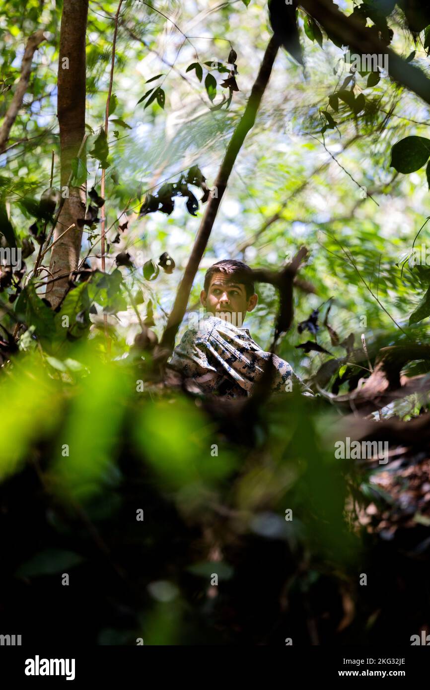 U.S. Marine Corps Sgt. Mark Broyles, a force reconnaissance Marine with ...