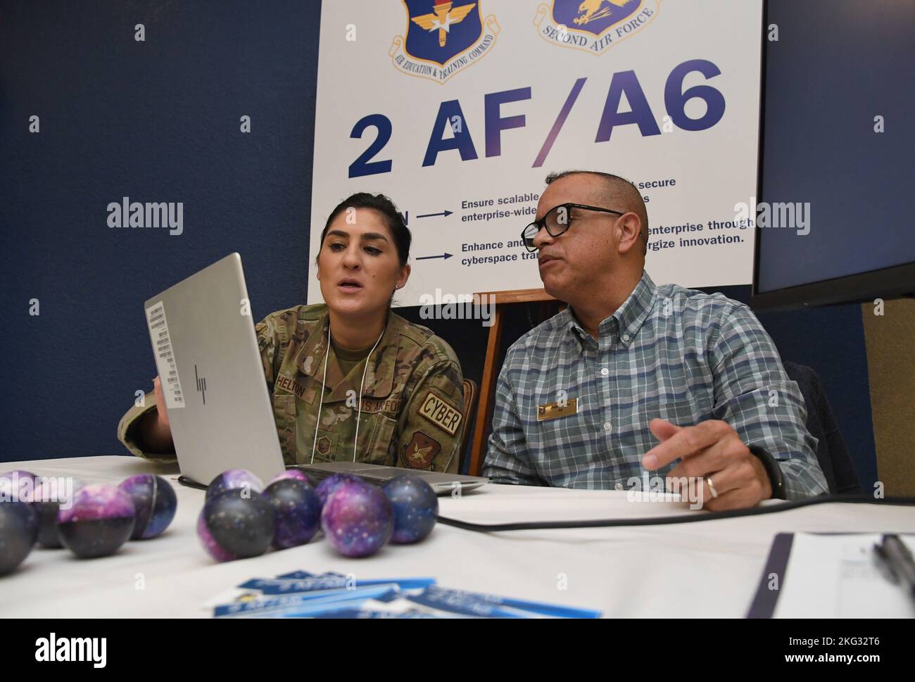 U.S. Air Force Master Sgt. Jessica Helton, Second Air Force integration ...